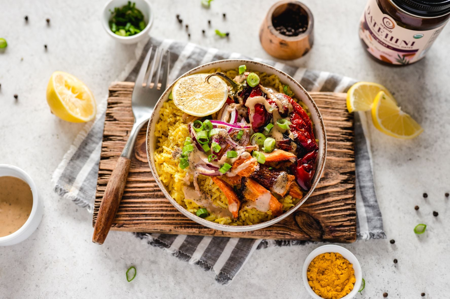 Recipe: Rice Bowl with Datehini